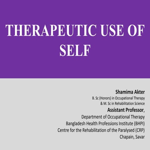 AOTA- OTPF: client factors | PPTX