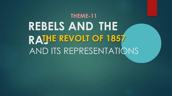 Rebels and the Raj. Class 12 CBSE History project. | PDF | Religion ...