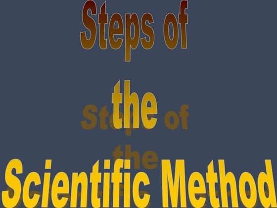 Scientific method | PPT