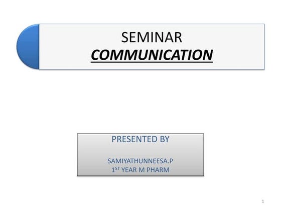 The foundations of communication .pptx
