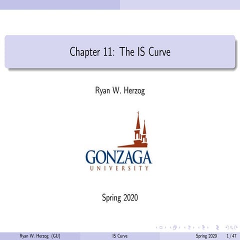 Chapter 11 - IS Curve | PDF