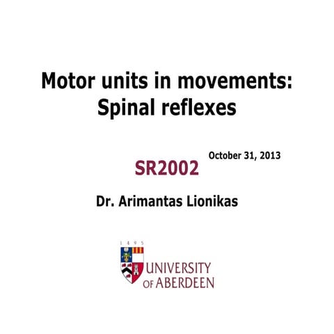 11 spinal reflexes sr2002 2013 al | PPT