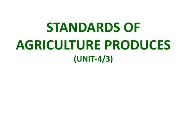 Sorting and Grading | PDF