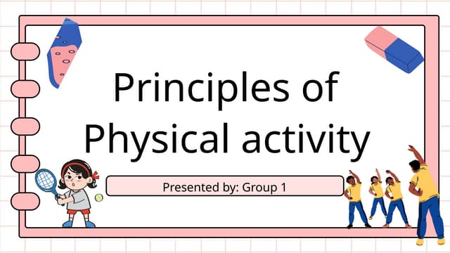 PHYSICAL EDUCATION (Exercise Program Design) | PPTX