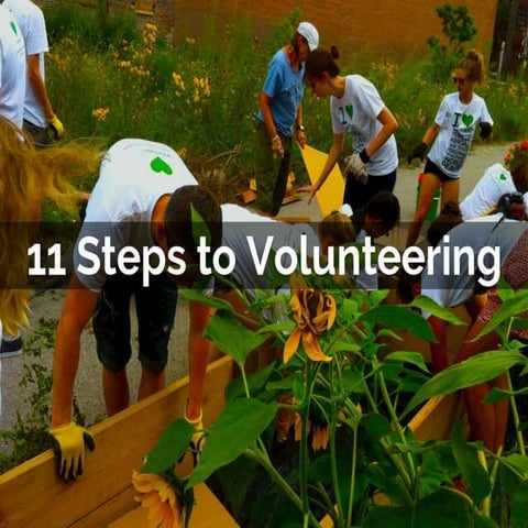 11 Steps to Volunteering | PPTX