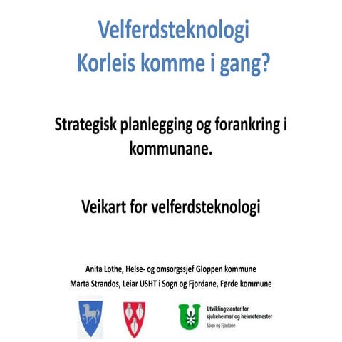 11 Strategisk planlegging og forankring, Lothe og Strandos | PPT