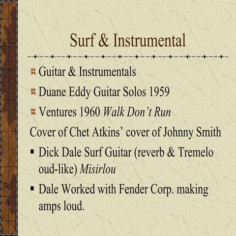 Surf & Instrumental | PPTX