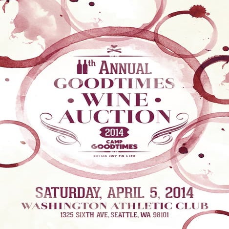 11th Annual Goodtimes Wine Auction Invitation | PDF