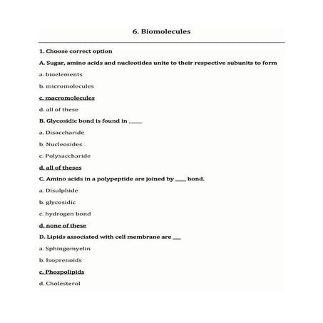 11th biomolecules question bank.pdf