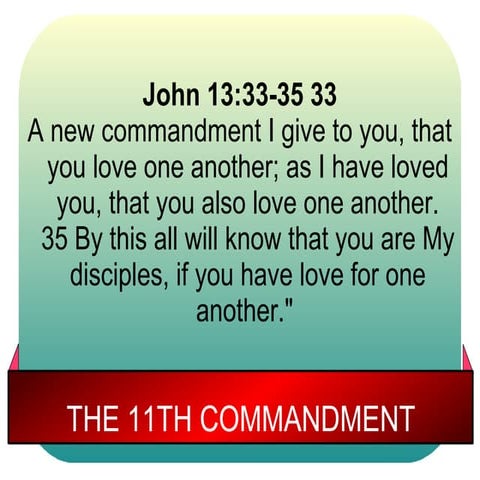 11th commandment | PPT