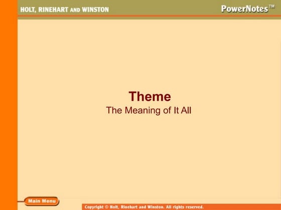central idea vs theme ppt.ppt