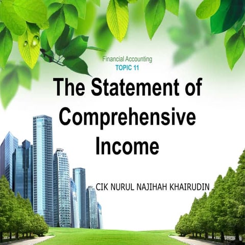 The Statement of Comprehensive Income .pptx