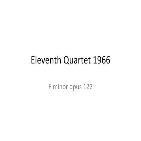 11th quartet 2014 | PDF
