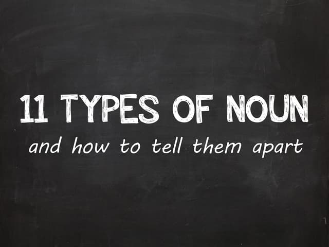 Noun & It's Types | PPTX