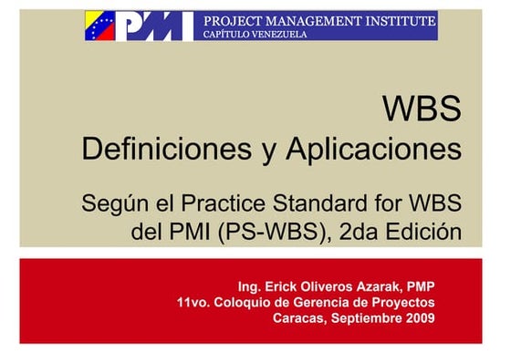 WBS and the Schedule | PPT