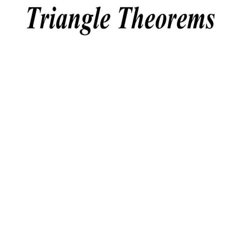11 X1 T06 02 Triangle Theorems | PPT