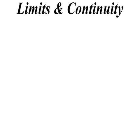 11X1 T08 01 limits & continuity | PPT