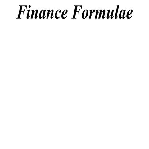 Chapter 5 - Mathematics of Finance | PPT