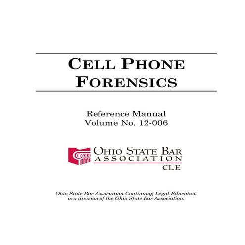 12 006 cell phone forensics | PDF