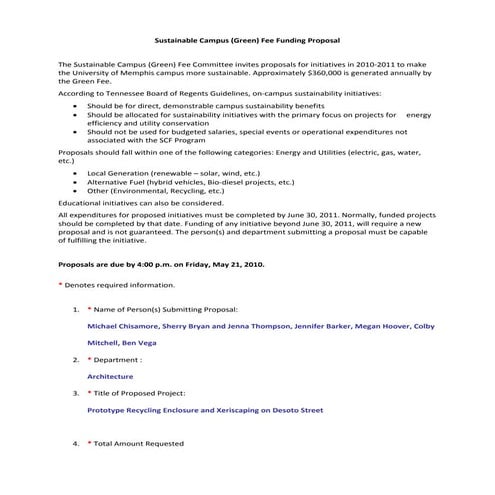 Recycling Bin Proposal | PDF