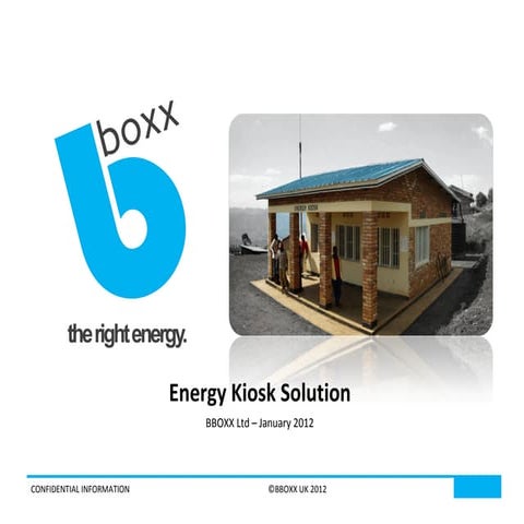 BBOXX Energy Kiosk presentation | PPT
