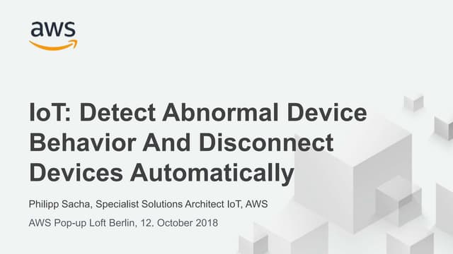 Iot Detect Abnormal Device Behavior And Disconnect Devices Automatically Ppt