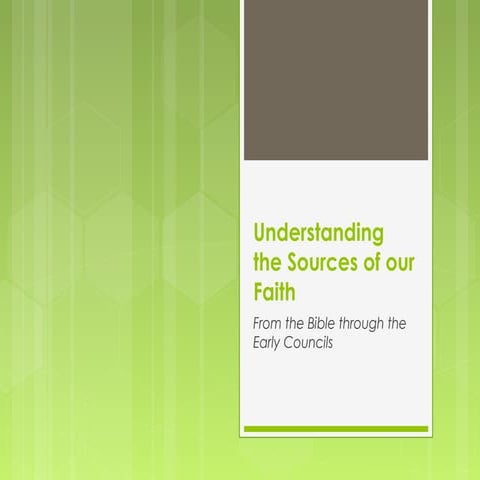 Authority and the Early Church Councils - Fr. Stephen Gauthier | PPT