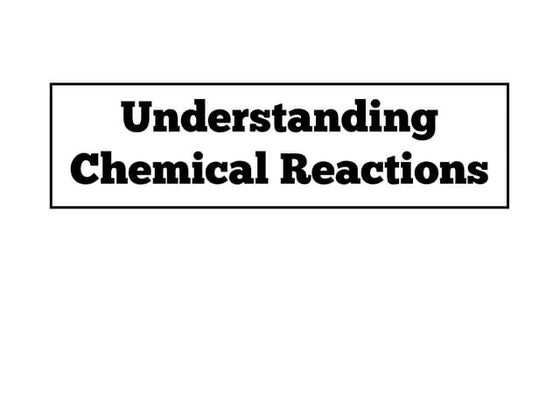 Types of chemical reactions | PPT