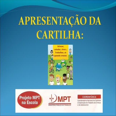 12. apresentação da cartilha | PPT