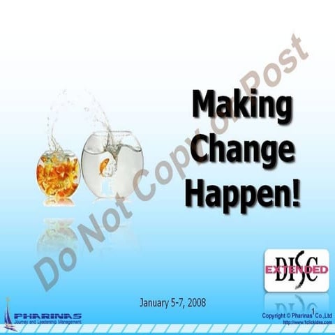 12. Make it Change Happen Part 1-3 Demo | PPT