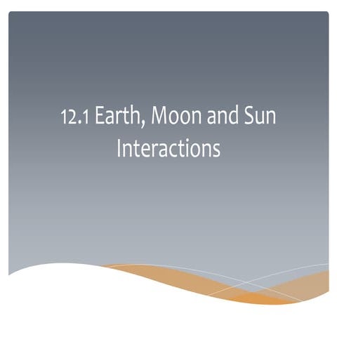 Sun, moon, and earth | PPTX