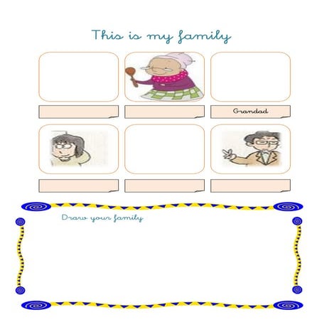 This is my family worksheet | PDF