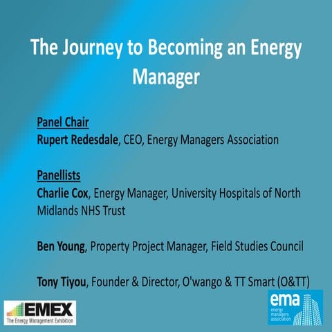 The Journey to Becoming an Energy Manager | PDF