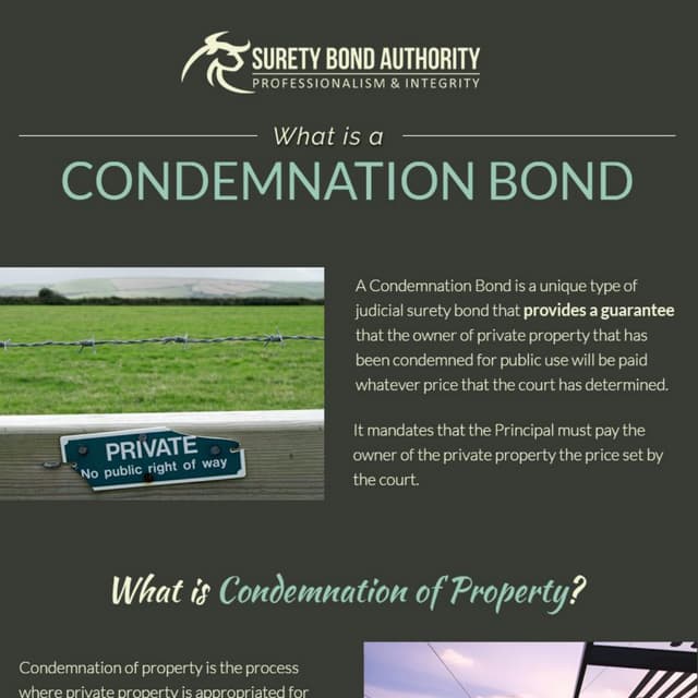 What is a Condemnation Bond? | PDF