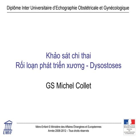 12. Sieu am khao sat chi thai va roi loan phat trien xuong, GS Michel ...