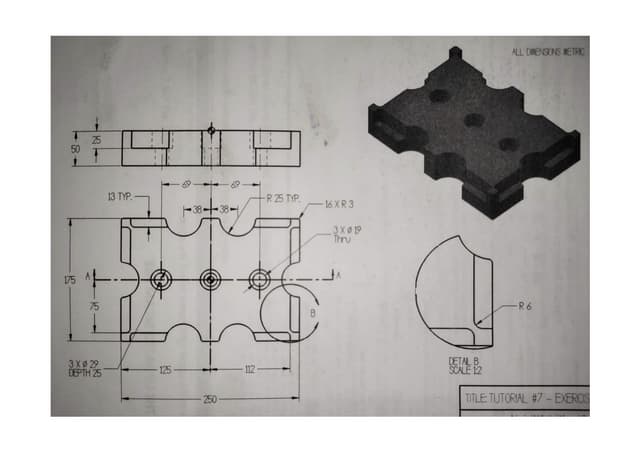 Mastercam Mill Turn Drawing 01 | PDF