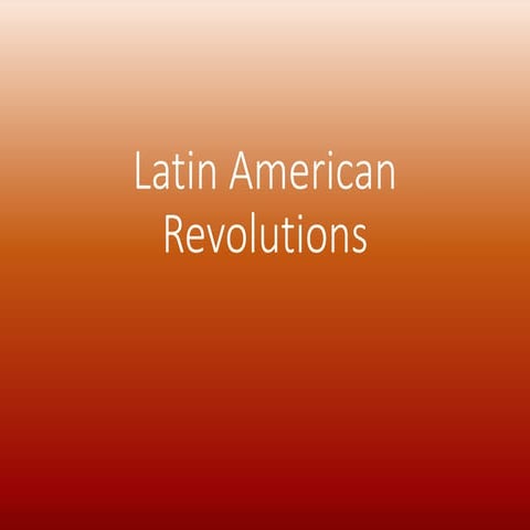 Latin America Lect #7 | PDF