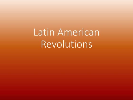 History of latin america | PPT