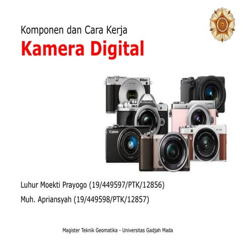 Mengenal Jenis-Jenis Kamera Digital | PDF