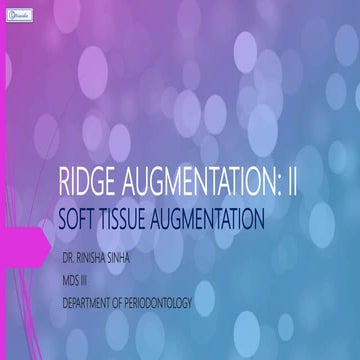 Ridge augmentation | PPTX