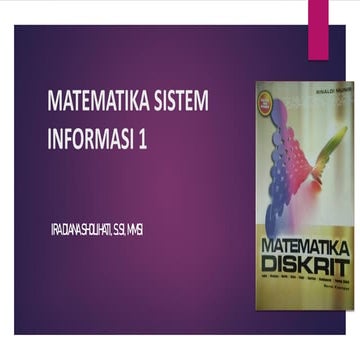 MATERI HIMPUNAN, OPERASI HIMPUNAN DAN JENIS-JENIS HIMPUNAN.ppt