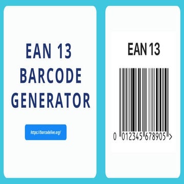 EAN 13 Barcode Generator: An Actionable Guide [2023] | PPT