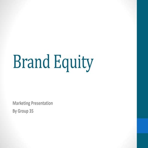 Four steps to build brand equity. | PPTX