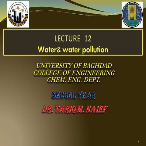 pollution of water and water source, water quality | PPT