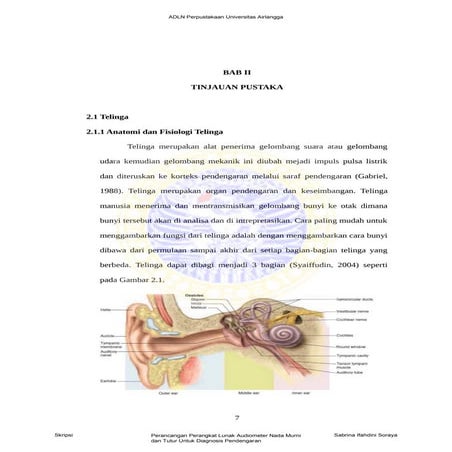sistem panca indera pada telinga dan hidung | PDF