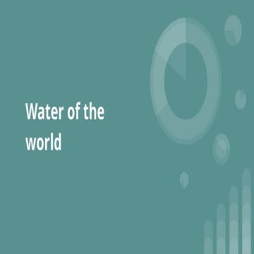 water system of the world river and ocean | PPT