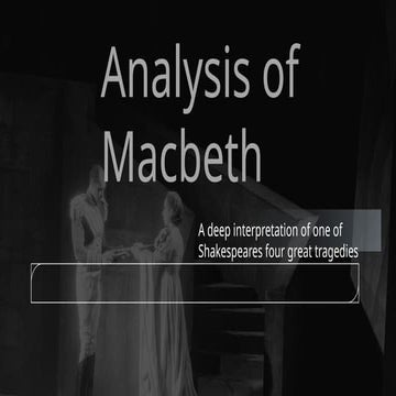 麦克白(1) 2.pptx Analysis of Macbeth,a interpretation | PPT