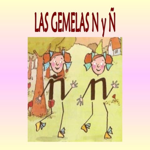 PRESENTACIÓN LAS GEMELAS N Y Ñ LETRILANDIA | PPT
