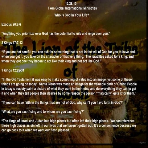 Jesus' fulfillment of scripture | PPTX