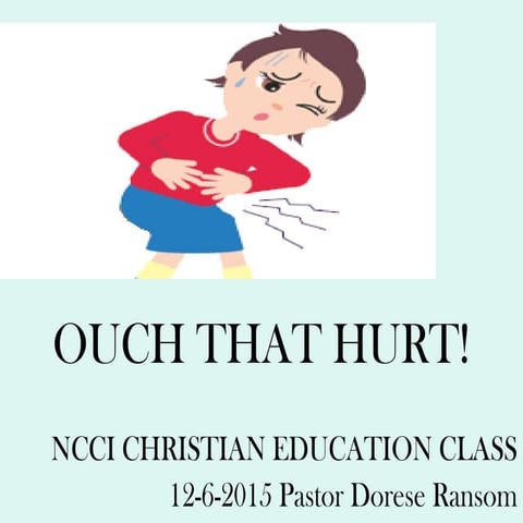 Ouch That Hurt! | PPT | Free Download